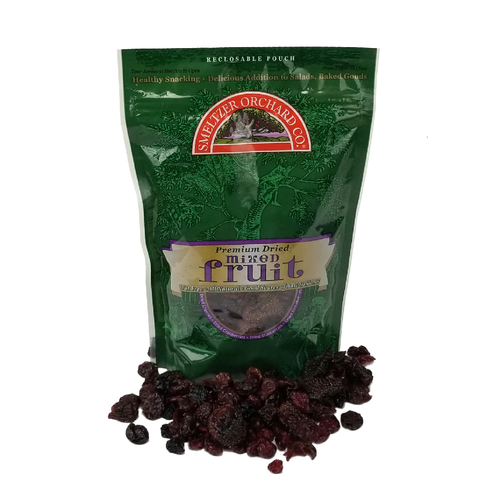 Premium Dried Mixed Fruit 16oz. bag | Smeltzer Orchard Company, LLC Premium Dried Mixed Fruit 16oz. bag | Smeltzer Orchard Company, LLC
